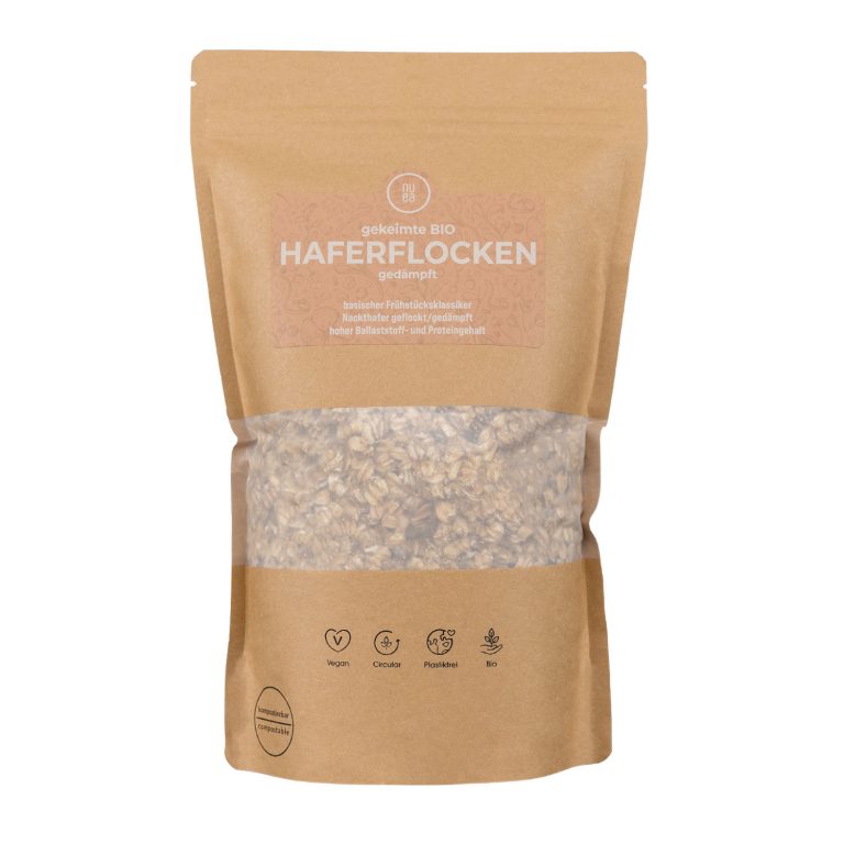 BIO Haferflocken gekeimt gedämpft – NUEA